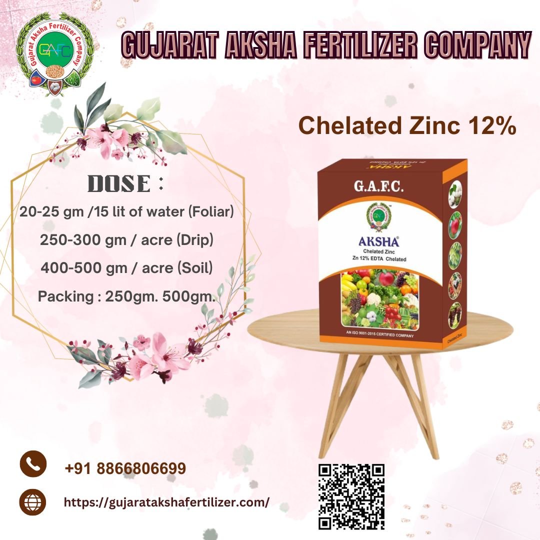 Chelated Zinc 12% | Micronutrients Fertilizer | Best NPK & Bio ...